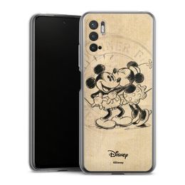 DeinDesign Xiaomi Redmi Note 10 5G Handy Silikon H&uuml;lle Case transparent Handyh&uuml;lle Minnie Mouse Vintage Mickey Mouse Silikon Case