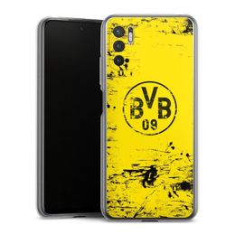 DeinDesign Xiaomi Redmi Note 10 5G Handy Silikon H&uuml;lle Case transparent Handyh&uuml;lle Bvb Official Licensed Product Borussia Dortmund Silikon Case