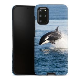 DeinDesign Galaxy S20 Plus Handy Panzer Handyh&uuml;lle robuste Outdoor H&uuml;lle Schutzh&uuml;lle matt Orca Ocean Wale Tough Case