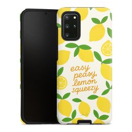 DeinDesign Galaxy S20 Plus Handy Panzer Handyh&uuml;lle robuste Outdoor H&uuml;lle Schutzh&uuml;lle matt Lemon Statement Spruch Tough Case
