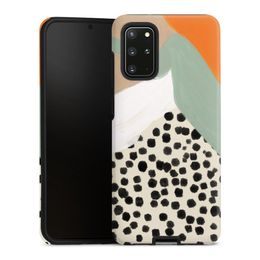 DeinDesign Galaxy S20 Plus Handy Panzer Handyh&uuml;lle robuste Outdoor H&uuml;lle Schutzh&uuml;lle matt Abstract Boho Kunst Tough Case