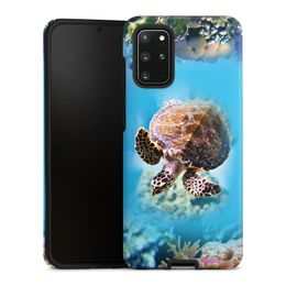 DeinDesign Galaxy S20 Plus Handy Panzer Handyh&uuml;lle robuste Outdoor H&uuml;lle Schutzh&uuml;lle matt Ocean Turtle Animals Tough Case