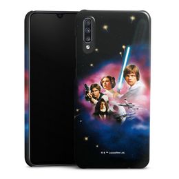 DeinDesign Galaxy A70 Handy Premium Case Smartphone Handyh&uuml;lle Schutzh&uuml;lle gl&auml;nzend Star Wars Lightsaber Merchandise Premium Case