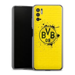 DeinDesign Xiaomi Redmi Note 10 5G Handy Silikon H&uuml;lle Case transparent Handyh&uuml;lle Official Licensed Product Bvb Borussia Dortmund Silikon Case