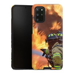 DeinDesign Galaxy S20 Plus Handy Panzer Handyh&uuml;lle robuste Outdoor H&uuml;lle Schutzh&uuml;lle matt Fire Fighter Fire Fighters Life Saver Tough Case