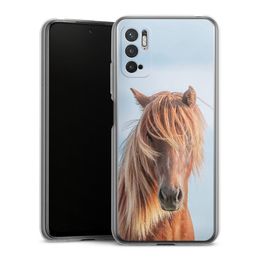 DeinDesign Xiaomi Redmi Note 10 5G Handy Silikon H&uuml;lle Case transparent Handyh&uuml;lle Animals Animal Look Horse Silikon Case