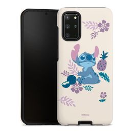 DeinDesign Galaxy S20 Plus Handy Panzer Handyh&uuml;lle robuste Outdoor H&uuml;lle Schutzh&uuml;lle matt Flowers Lilo & Stitch Official Licensed Product Tough Case
