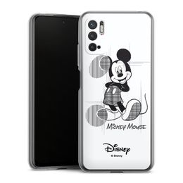DeinDesign Xiaomi Redmi Note 10 5G Handy Silikon H&uuml;lle Case transparent Handyh&uuml;lle Mickey Mouse Disney Official Licensed Product Silikon Case