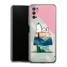 DeinDesign Xiaomi Redmi Note 10 5G Handy Silikon H&uuml;lle Case transparent Handyh&uuml;lle Official Licensed Product Peanuts Snoopy Silikon Case