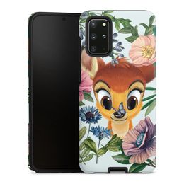 DeinDesign Galaxy S20 Plus Handy Panzer Handyh&uuml;lle robuste Outdoor H&uuml;lle Schutzh&uuml;lle matt Disney Bambi Flowers Tough Case