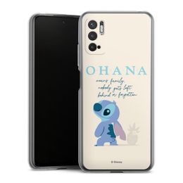 DeinDesign Xiaomi Redmi Note 10 5G Handy Silikon H&uuml;lle Case transparent Handyh&uuml;lle Lilo & Stitch Disney Official Licensed Product Silikon Case