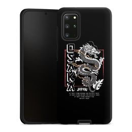 DeinDesign Galaxy S20 Plus Handy Panzer Handyh&uuml;lle robuste Outdoor H&uuml;lle Schutzh&uuml;lle matt Ocean Dragon Japan Tough Case