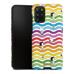 DeinDesign Galaxy S20 Plus Handy Panzer Handyh&uuml;lle robuste Outdoor H&uuml;lle Schutzh&uuml;lle matt Snoopy Muster Peanuts Tough Case