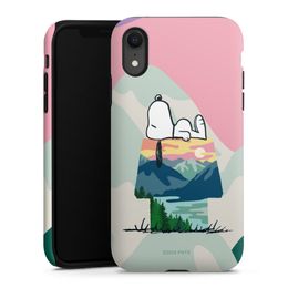 DeinDesign iPhone Xr Handy Panzer Handyh&uuml;lle robuste Outdoor H&uuml;lle Schutzh&uuml;lle matt Official Licensed Product Peanuts Snoopy Tough Case