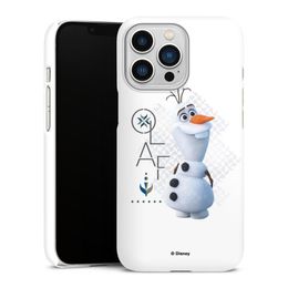 DeinDesign iPhone 13 Pro Handy Premium Case Smartphone Handyh&uuml;lle Schutzh&uuml;lle matt Frozen Olaf Disney Frozen 2 Premium Case