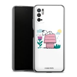 DeinDesign Xiaomi Redmi Note 10 5G Handy Silikon H&uuml;lle Case transparent Handyh&uuml;lle Snoopy Dog Official Licensed Product Silikon Case