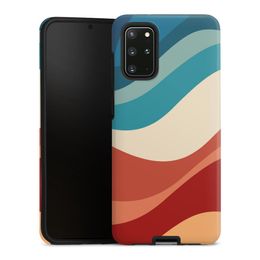 DeinDesign Galaxy S20 Plus Handy Panzer Handyh&uuml;lle robuste Outdoor H&uuml;lle Schutzh&uuml;lle matt Ombre Wave Colour Tough Case