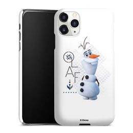 DeinDesign iPhone 11 Pro Max Handy Premium Case Smartphone Handyh&uuml;lle Schutzh&uuml;lle gl&auml;nzend Frozen Olaf Disney Frozen 2 Premium Case