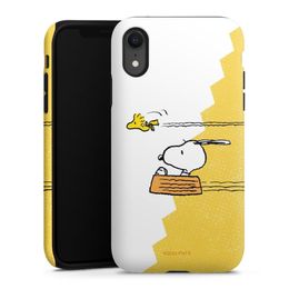 DeinDesign iPhone Xr Handy Panzer Handyh&uuml;lle robuste Outdoor H&uuml;lle Schutzh&uuml;lle matt Snoopy Peanuts Children Tough Case