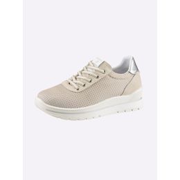 Heine Damen Sneaker, Braun, Gr. 40, Sneakers & Schn&uuml;rer, Material: Synthetik