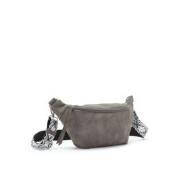 Vivance Damen Bauchtasche, Grau, Handtaschen, Material: Leder