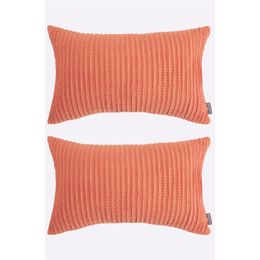 Kissenh&uuml;lle, Orange, Gr. 30x50 cm, Pereira da Cunha, Wohndecken, 100% Baumwolle