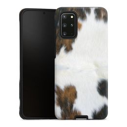 DeinDesign Galaxy S20 Plus Handy Panzer Handyh&uuml;lle robuste Outdoor H&uuml;lle Schutzh&uuml;lle matt Cow Fur Cow Skin Tough Case