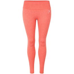 Gymshark Vital Seamless Damen Leggings Orange Marl