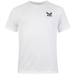 Castore AMC Performance Herren T-Shirt in Wei&szlig; f&uuml;r Tennis