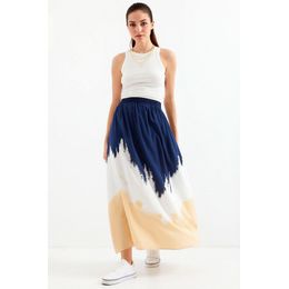 Gradient-Maxi-Rock mit elastischem Bund