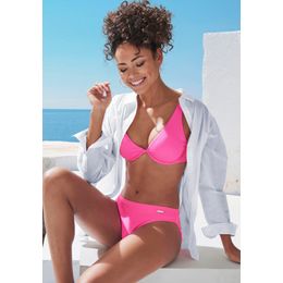 Venice Beach Damen Bikini-Hose, Rosa, Gr. 38, Bikinihosen, Material: Polyamid