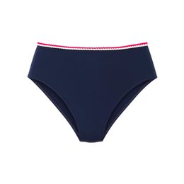 s.Oliver Damen Bikini-Slip, Blau, Gr. 38, Bikinihosen, Material: Polyamid