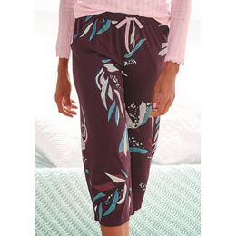 s.Oliver Damen Pyjamahose, Rot, Gr. 36/38, Pyjamas, Material: Baumwolle