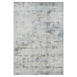 Pharao24.de Teppich Hellgrau Cremefarben 160x230 cm 200x290 cm