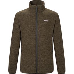 Regatta Harrow Herren Fleecejacke dunkelgr&uuml;n L - Herrenjacken