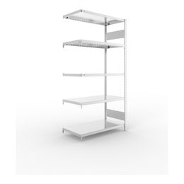META Steckregal CLIP S3 230 LR AR 2000 x 1000 x 600 verzinkt mit 5 B&ouml;den (200185431)