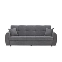 Smart Schlafsofa Antonella &brvbar; grau &brvbar; Ma&szlig;e (cm): B: 225 H: 84 T: 91.0 &raquo; H&ouml;ffner