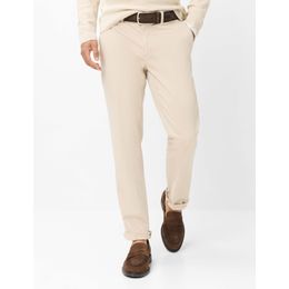 Brax Herren Chinohose "Style EVANS", beige, Gr. 26, Web, 77% Baumwolle, 20% Lyocell, 3% Elasthan, Hosen