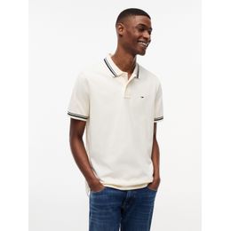 Tommy Jeans Herren Poloshirt "TJM REGULAR TIPPED"calico, Gr. XL, Jersey, Obermaterial: 100% Baumwolle, Shirts, Regular fit mit Polokragen
