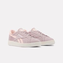 Reebok CLASSIC Damen Sneaker "CLUB C GROUNDS UK", Gr. 42,5mutedmauve, purepink, chalk, Leder, Synthetik, Schuhe