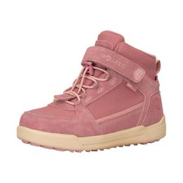 Trollkids M&auml;dchen Winterstiefel "KIDS GRYLLEFJORD MID CUT", Gr. 32, rosa, Leder, Synthetik, Schuhe, wasserdicht