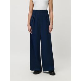 LEGER Damen Stoffhose "Camilla, LeGer by Lena Gercke"dunkelblau, Gr. 40, Web, Obermaterial: 100% Polyester, Hosen
