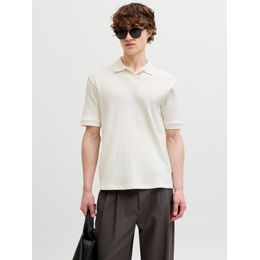 Jack & Jones JACK & JONES Herren Poloshirt "JPRBLAHENRY SS POLO STYD SS26"cloud dancer, Gr. XXL, unifarben, Jersey, Obermaterial: 100% Baumwolle, Shirts,