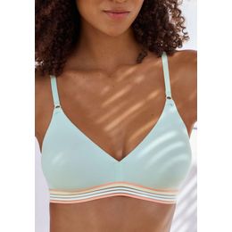 Damen Bralette-BH, PETITE FLEUR BY LASCANA, Gr. 70air, wei&szlig;, Obermaterial: 95% Baumwolle, 5% Elasthan, BHs
