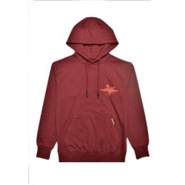 PAS DE MONACO Herren Kapuzensweatshirt "Pas De Monaco LA PEGAUS CHEVRON HOODY"deep maroon, Gr. L, bedruckt, 80% Baumwolle, 20% Polyester, Sweatshirts