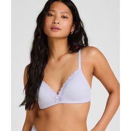 Hunkem&ouml;ller HUNKEM&Ouml;LLER Damen B&uuml;gelloser BH "Lola Padded Non-Wired Bra", Gr. 80lila, 58% Polyamid, 25% Polyester, 17% Elasthan, BHs