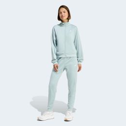 Damen Trainingsanzug "ESSENTIALS FEEL COZY"wonder sage, Gr. XL, adidas Sportswear, Obermaterial: 100% Polyester, Sportanz&uuml;ge