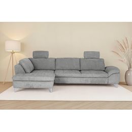 Ecksofa DIE PLANBAR, B:306cm H:84cm T:197cmfamosa grau, 100% Polyester, Wohnzimmer, Sofas, "Ottomane MP-IN14007 L-Form, Breite 306 cm", wahlweise mit