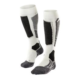 Falke Damen Skistr&uuml;mpfe "SK2 Intermediate", Gr. 39off, wei&szlig;, Materialmix, Socken, mit mittelstarker Polsterung, atmungsaktiv, schnelltrocknend