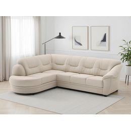 Sit & More Ecksofa SIT & MORE, B:267cm H:90cm T:206cmcreme, Wohnzimmer, Sofas, "Savona", mit Federkern, optional mit Schlaffunktion